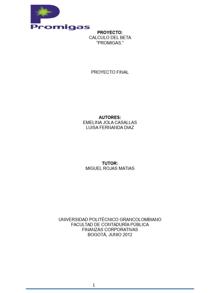 Ejemplo - Proyecto Final Finanzas Corporativas | PDF | Economias