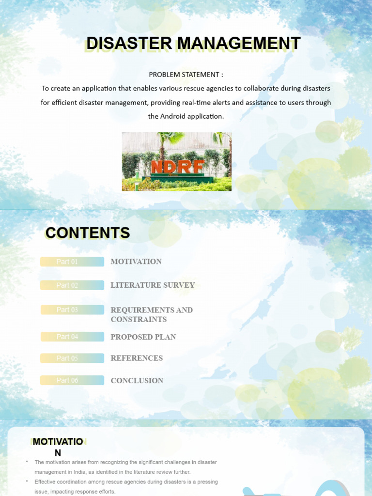 Enhancing Disaster Management in India | PDF | Emergency Management ...
