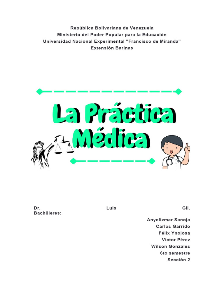Unidad IV - Tema La Practica Medica | PDF | Medicina | Medicina CLINICA