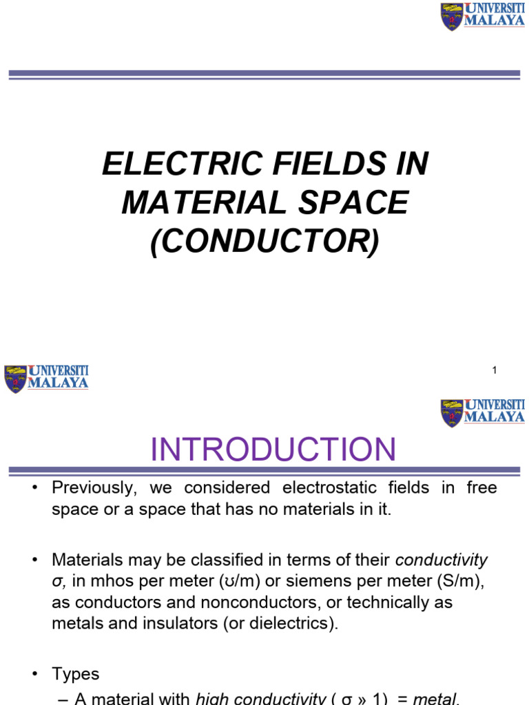 Electrical Fields in Material Space and Boundary Condition | PDF ...