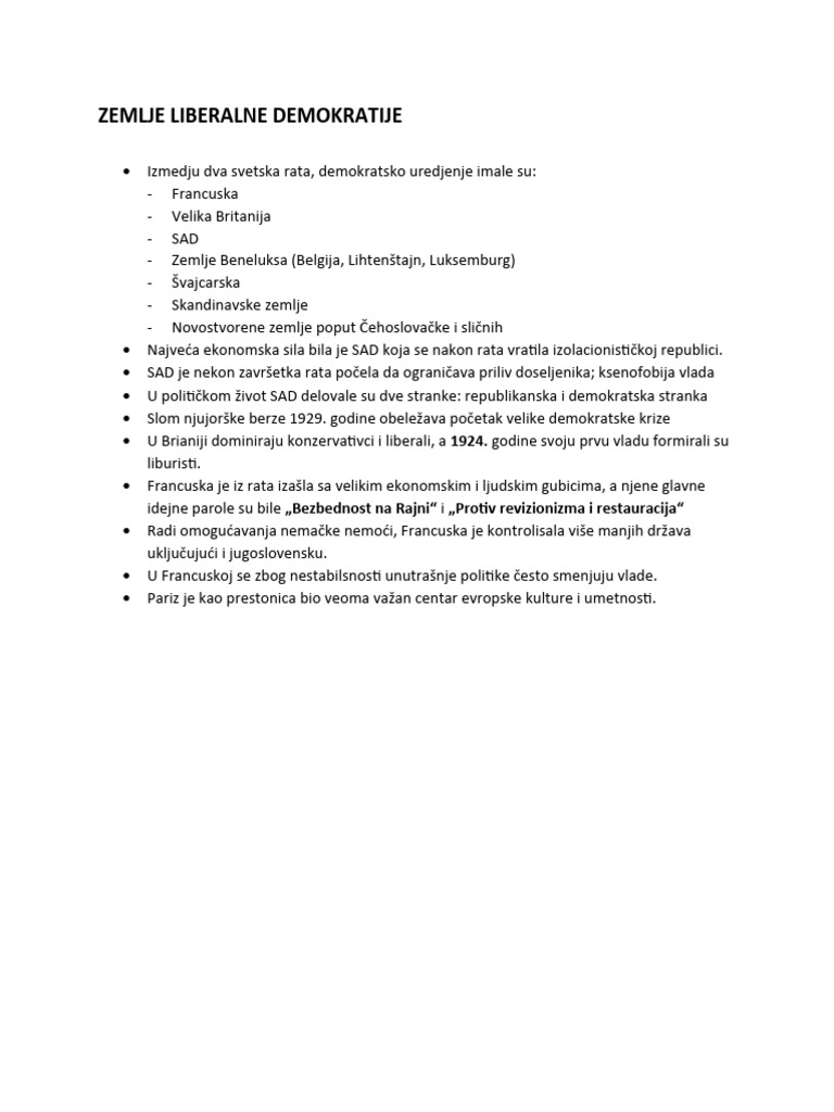 Medjuratni Period Nacizam Fašizam | PDF