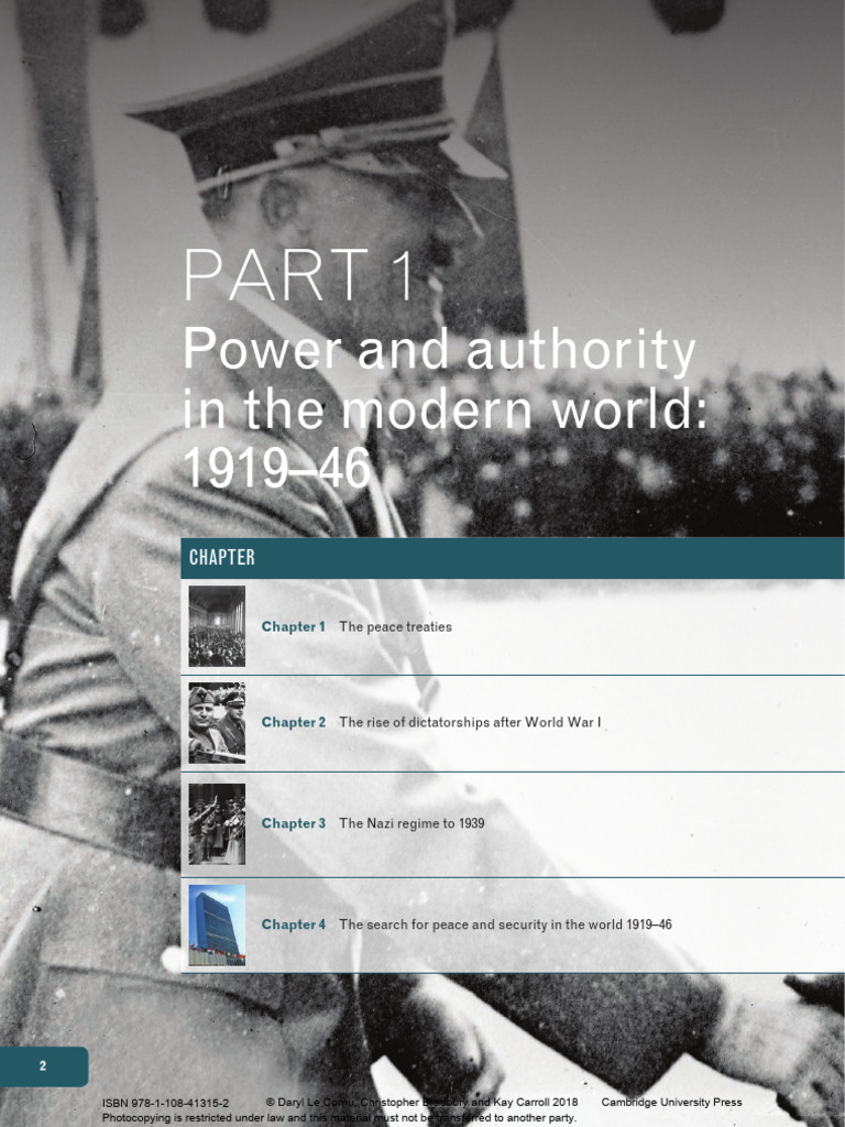 Modern History Transformed: Power and Authority | PDF | World War I ...