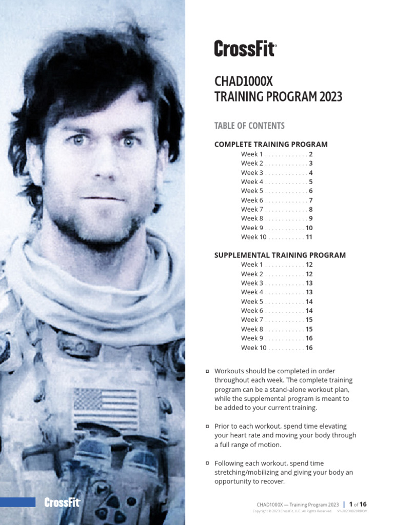 CHAD TrainingProgram 2023 Portrait 20230829 r2 | PDF