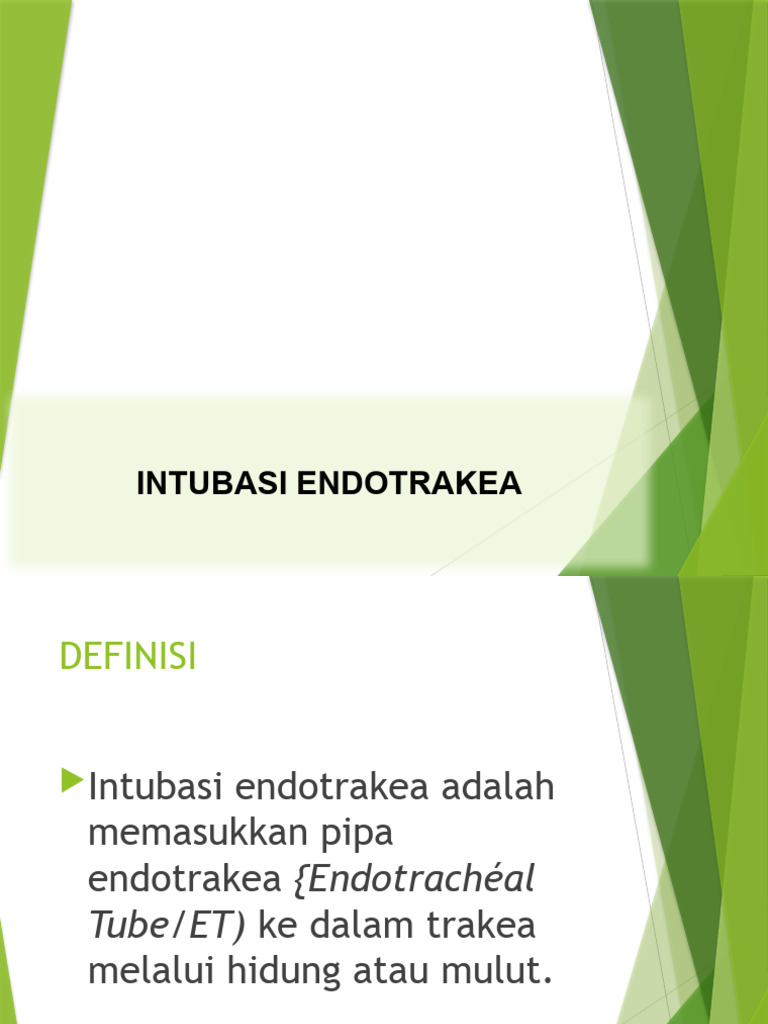 Intubasi | PDF