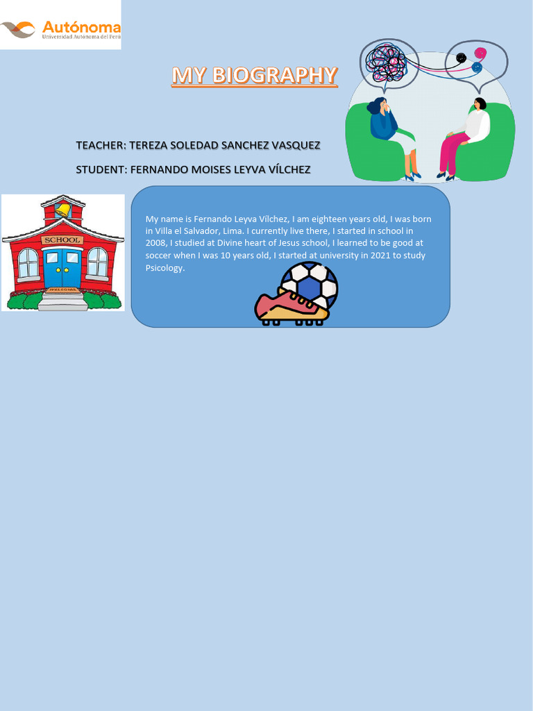 Biography of Fernando Leyva Vílchez | PDF