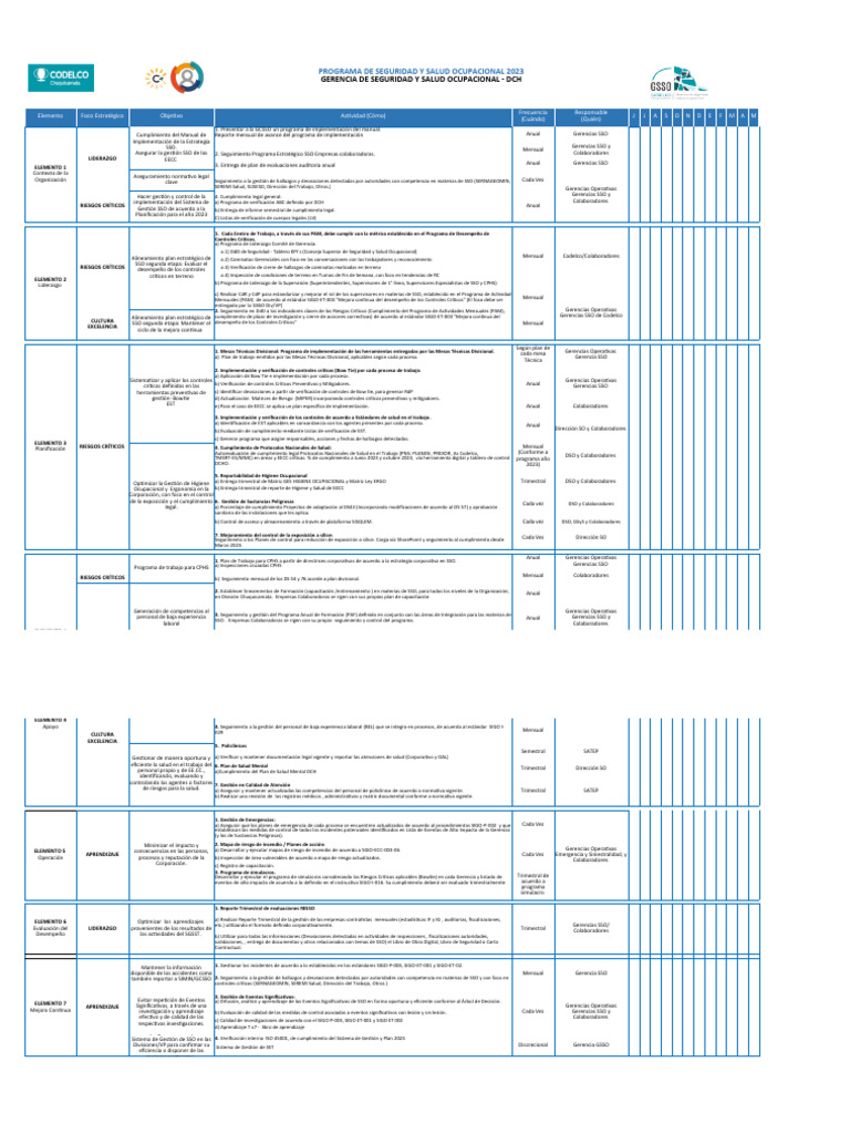 Programa 2023-Dch-Rev.02 | PDF | Higiene Ocupacional | Business