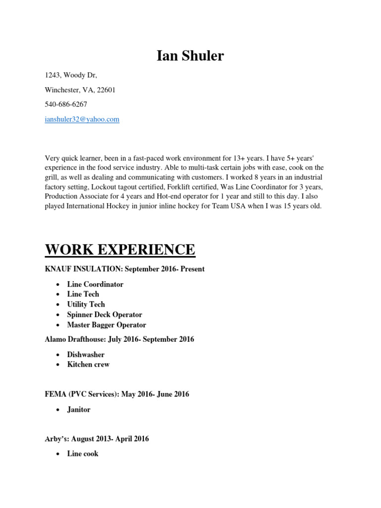 Job Application Packet 1 | PDF