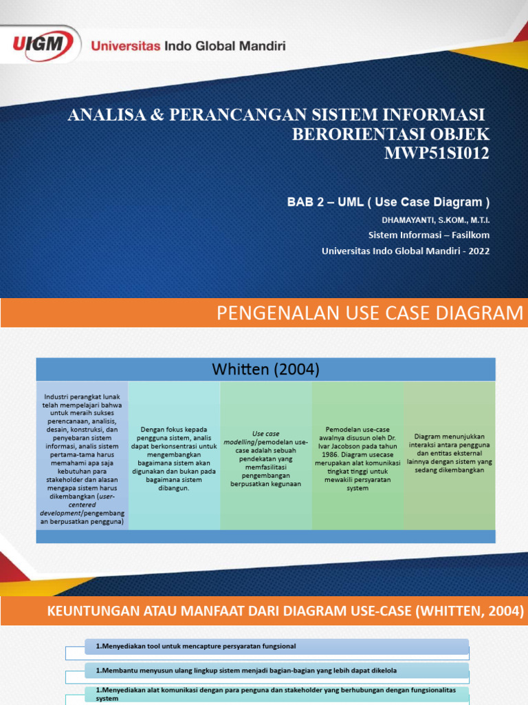 Bab 2 - Use Case Diagram | PDF