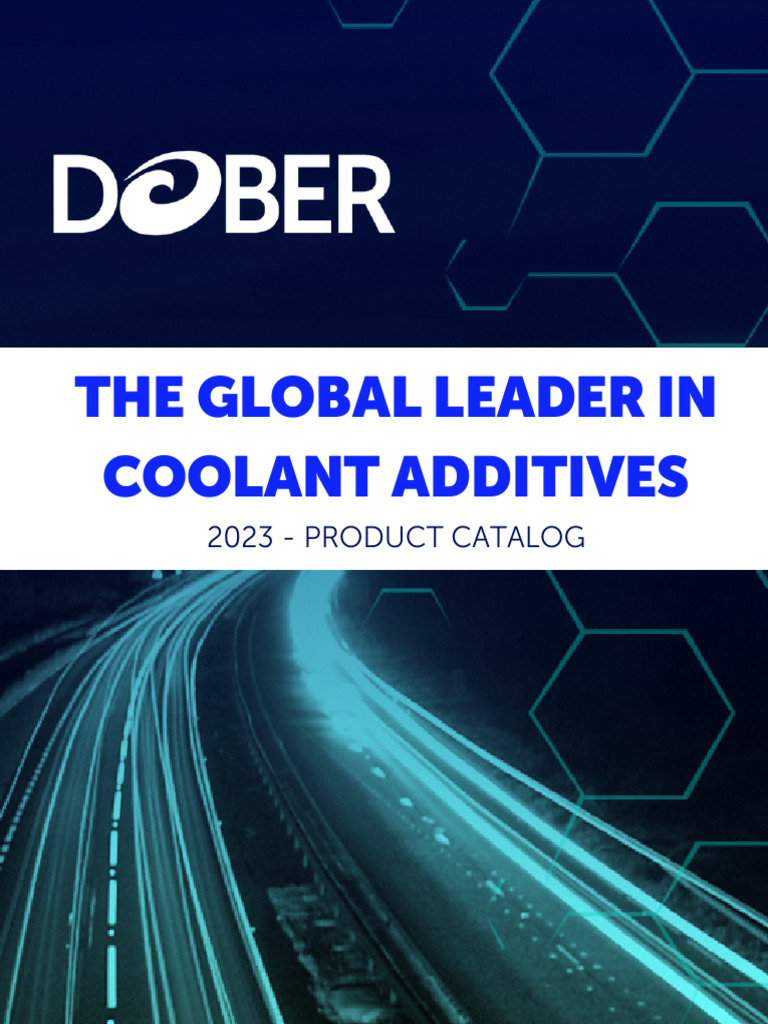 Dober 2023 Coolant Additives Catalog | PDF | Chemistry | Physical Sciences