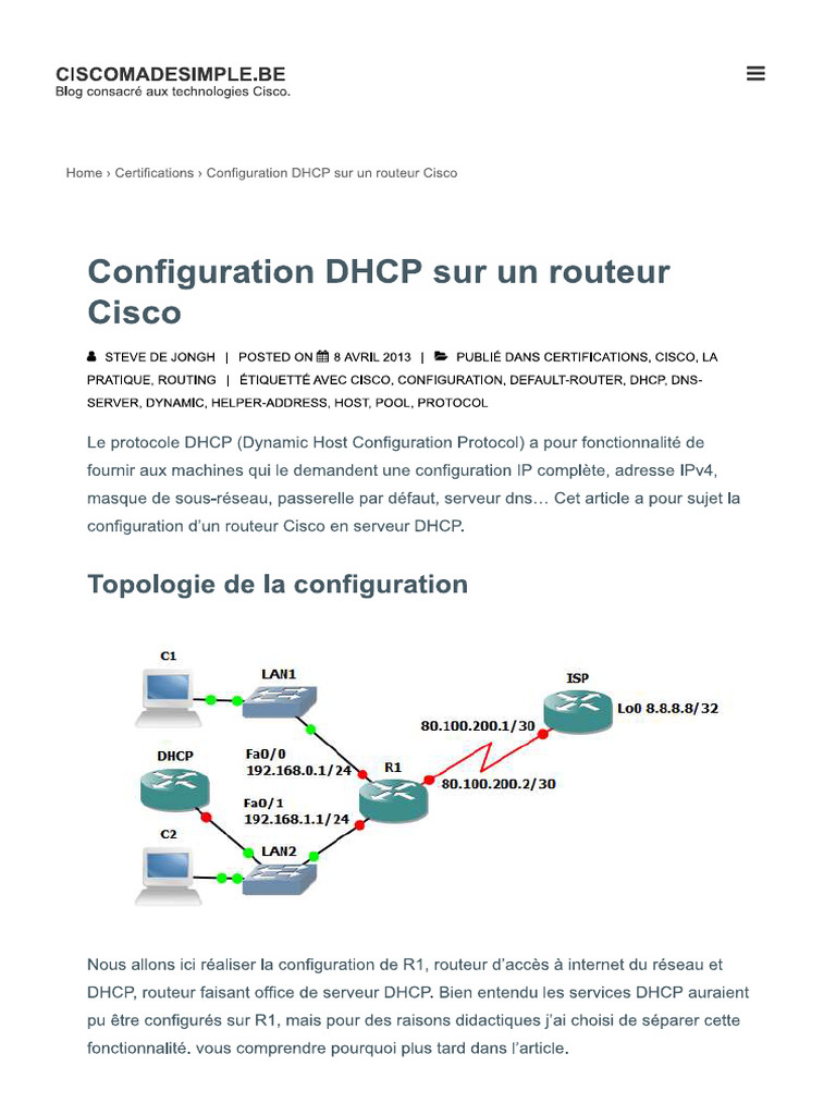 DHCP | PDF