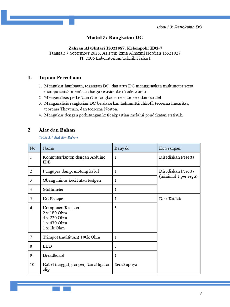 Laprak Modul 3 - 13322087 - Zahran Al Ghifari | PDF