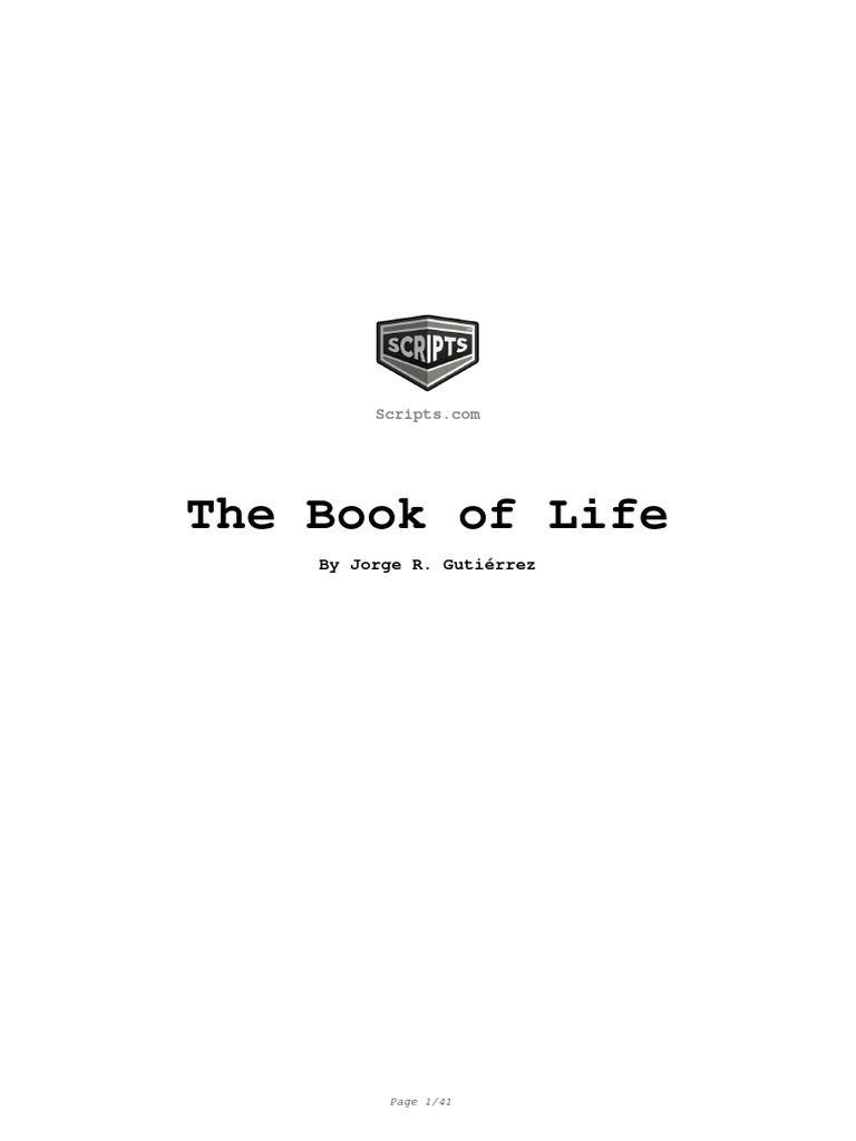 The Book of Life 2014 | PDF