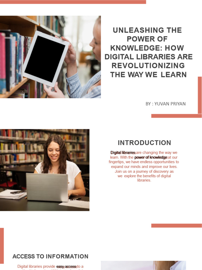 Revolutionizing Learning with Digital Libraries | PDF | Social Science