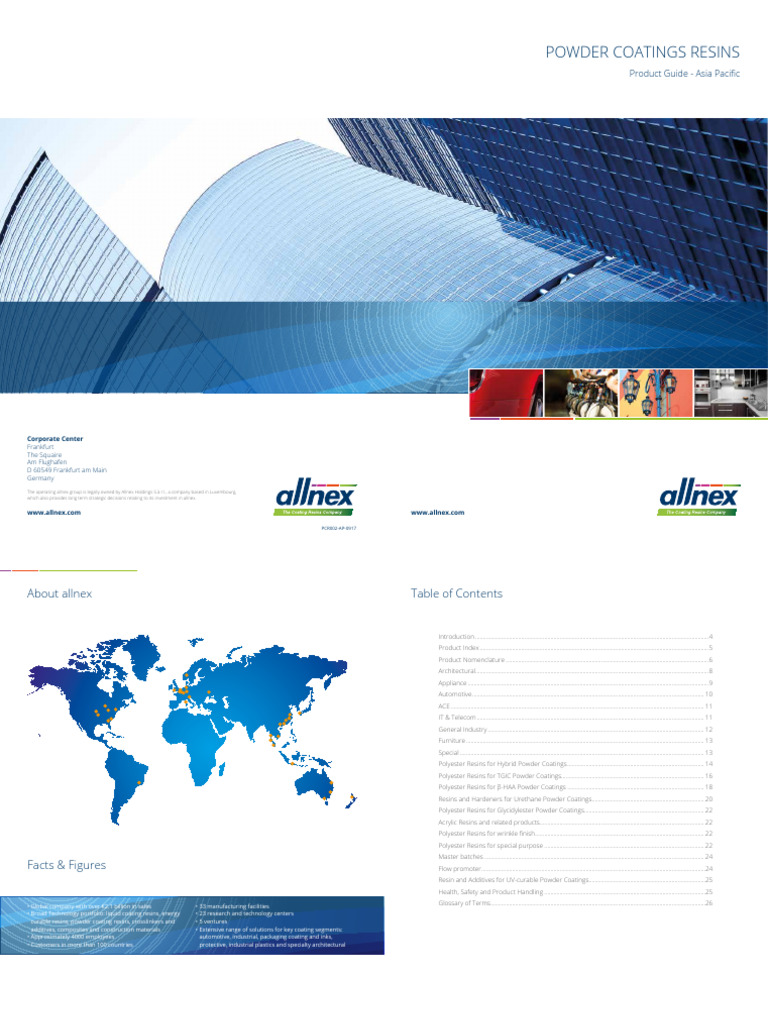 Allnex Product Catalog | PDF | Epoxy | Polyurethane