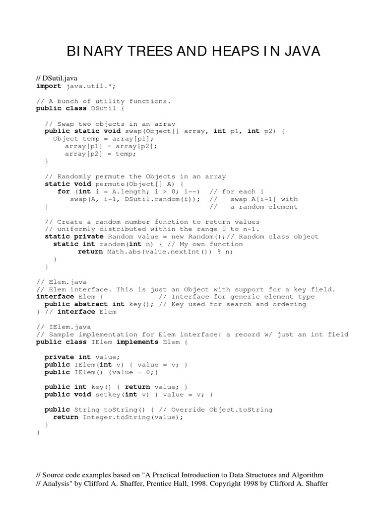 BT BST Heap Java | PDF | Algorithms And Data Structures | Theoretical ... BT BST Heap Java | PDF | Algorithms And Data Structures | Theoretical ...