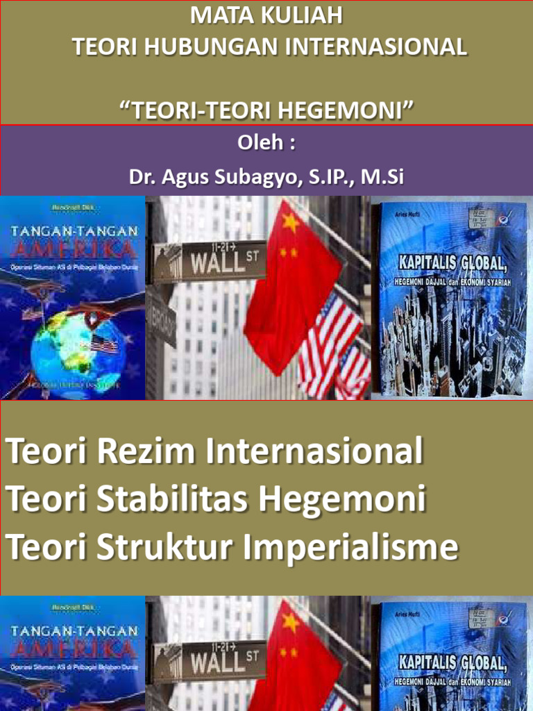Teori Hegemoni dalam Hubungan Internasional | PDF | Pengelolaan Keuangan & Uang | Ilmu Sosial