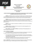 Sample BDRRMC Resoultion For The Adoptation of The BDRRM Plan | PDF ...