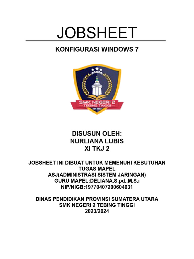 JOBSHEET | PDF