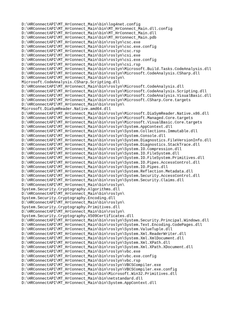 MT HrConnect Main - csproj.FileListAbsolute | PDF | Computer ... MT HrConnect Main - csproj.FileListAbsolute | PDF | Computer ...