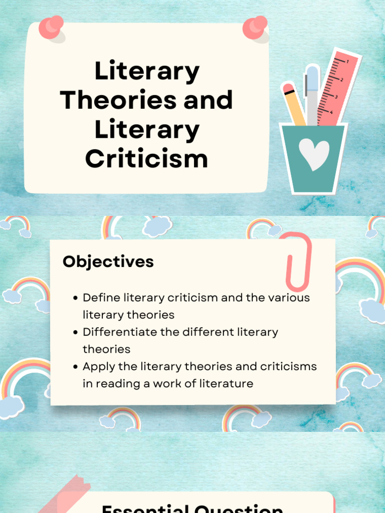 3 Literary Criticism and Theories | PDF | Literary Theory | Literary ...