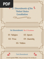 The 27 Amendments - Simplified | PDF