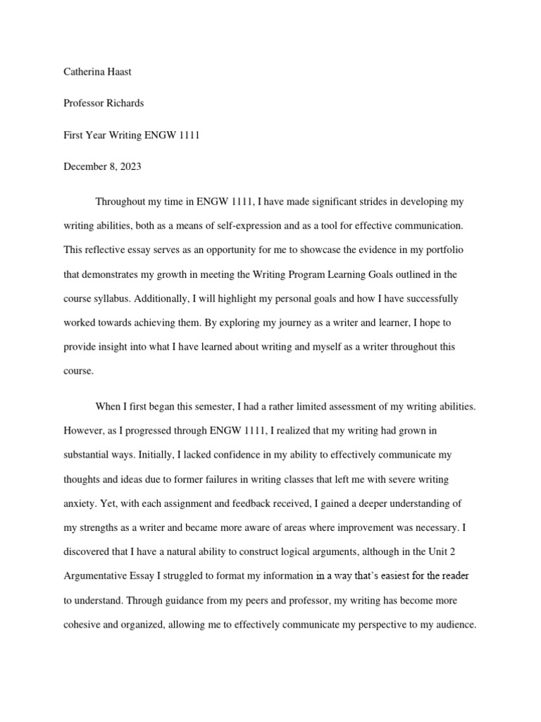 Unit 4 Final Draft | PDF | Essays | Credibility