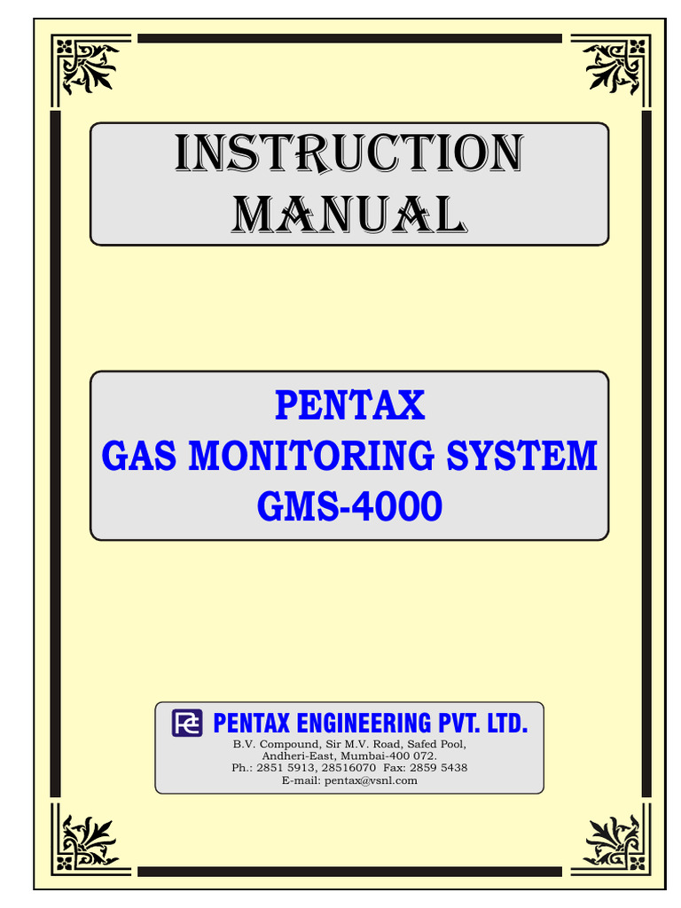 GMS Manual Pentax | PDF