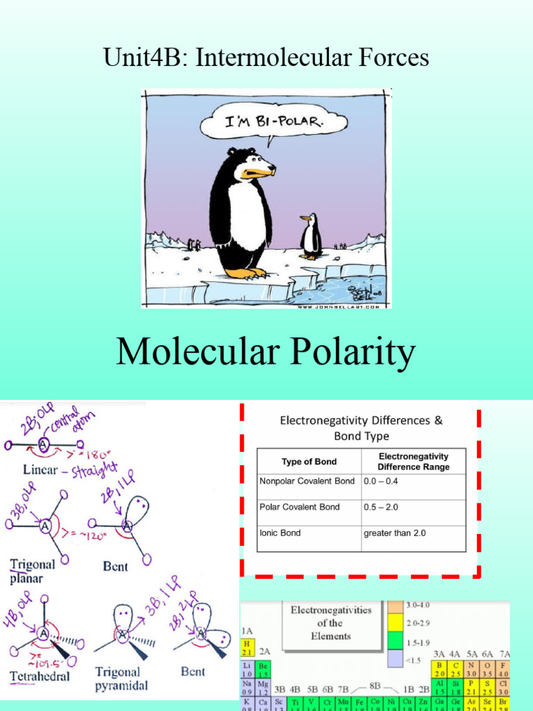 1notes - Polarity of Molecules | PDF | Chemical Polarity | Chemical Bond
