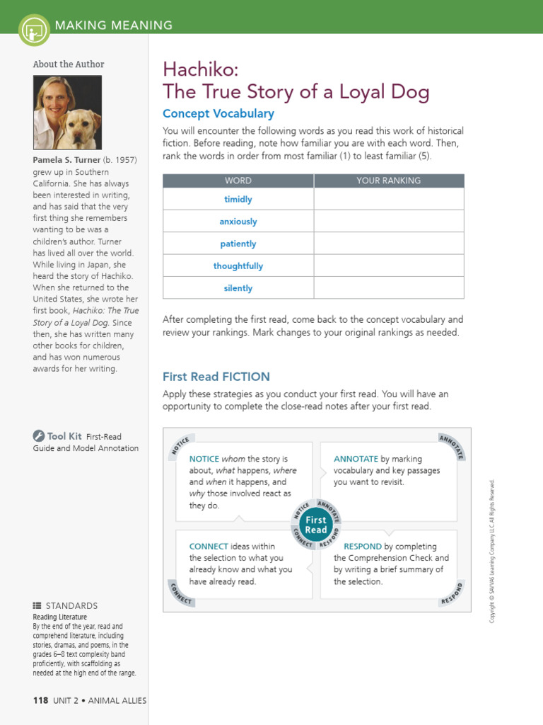 0 100403 Withnotes-Hachiko-Loyal Dog PDF | PDF | Grammatical Number | Word
