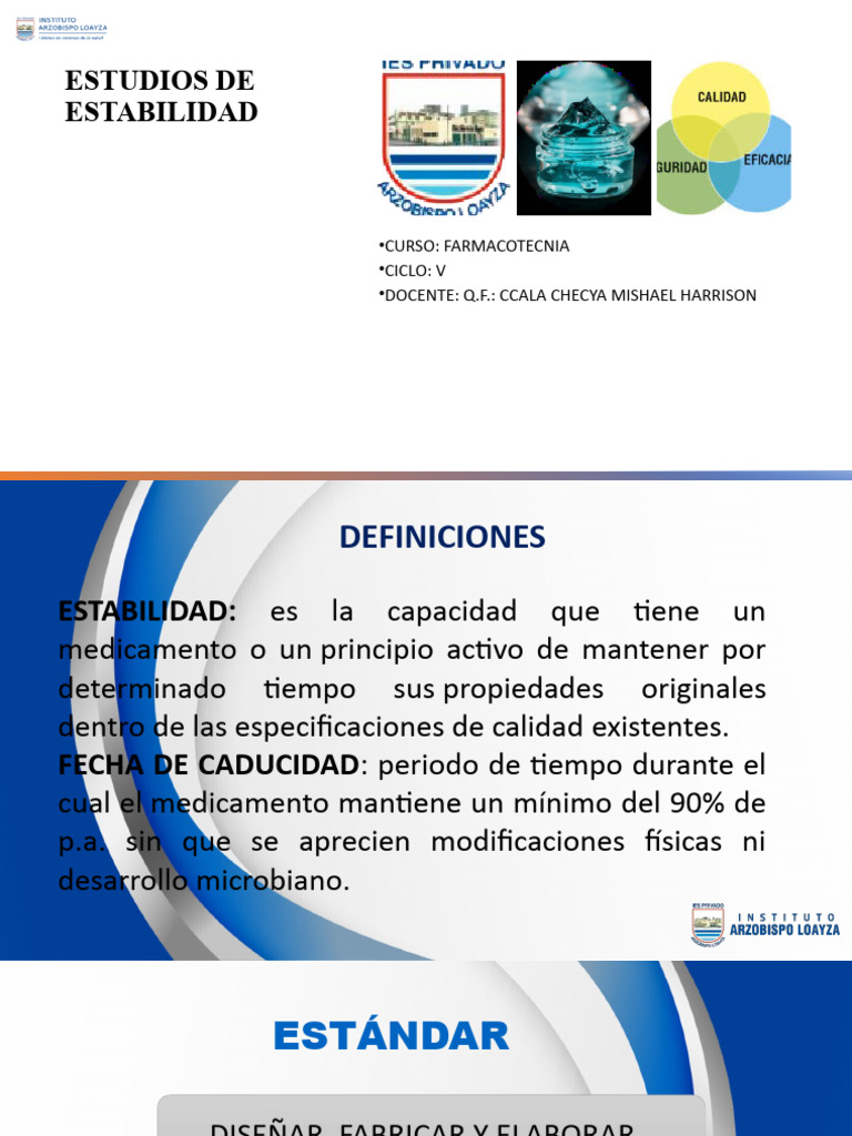 Estudio de Estabilidad | PDF | Medicamentos con receta | Microorganismo