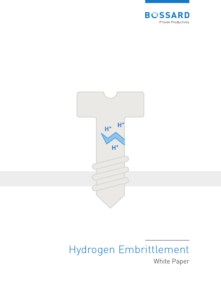 Bossard-White-Paper-Hydrogen-Embrittlement-EN | PDF | Fracture | Hydrogen