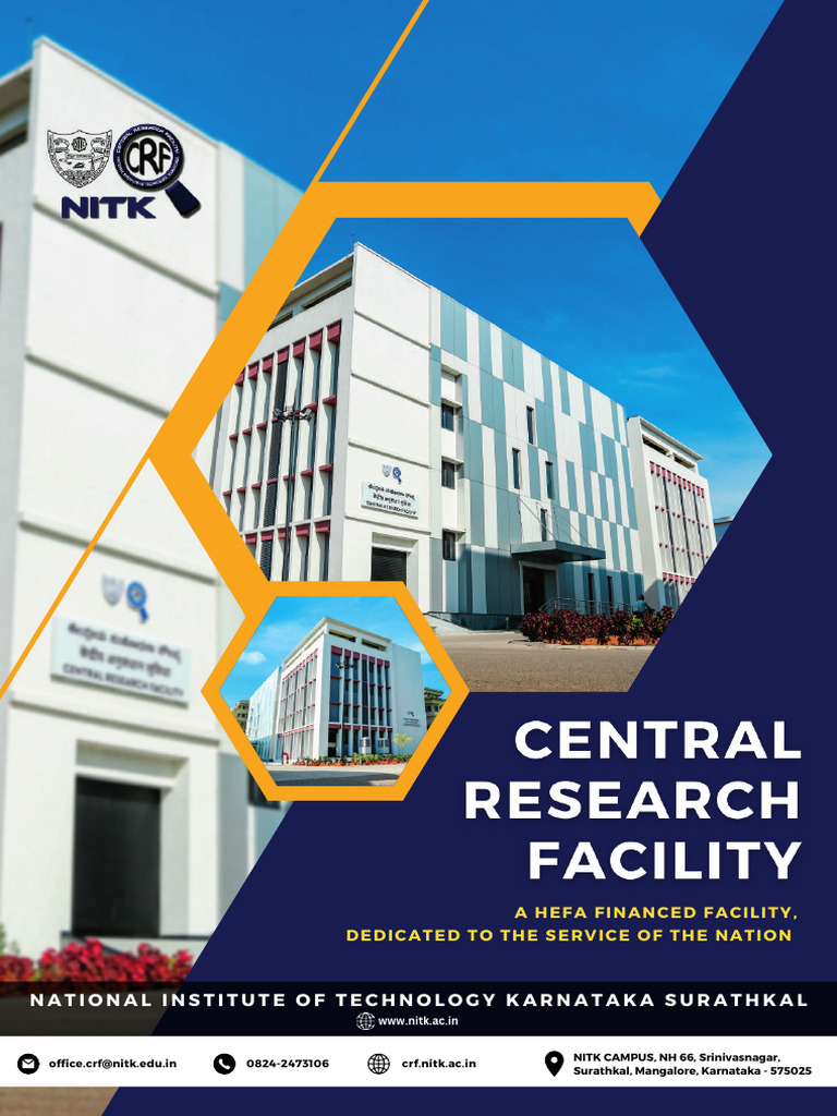 Crf Nitk Brochure | PDF | Fracture | Fatigue (Material)