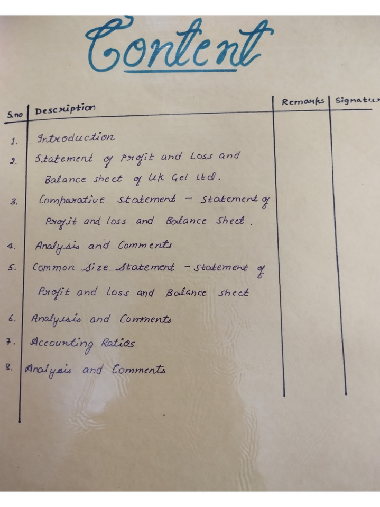 Accountancy Project Work | PDF