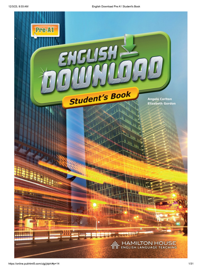 Pre A1 English Student's Book PDF | PDF