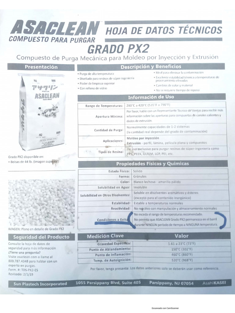 Aseclean Grado PX2 | PDF