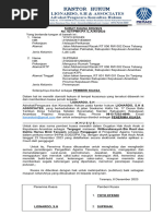 Contoh Surat Gugatan Perdata | PDF | Hukum