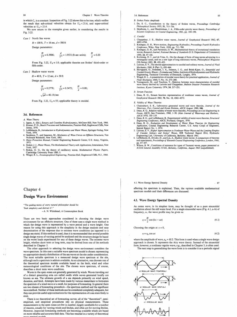 Hydrodynamics of Offshore Structures - 42516686 | PDF | Spectral ...