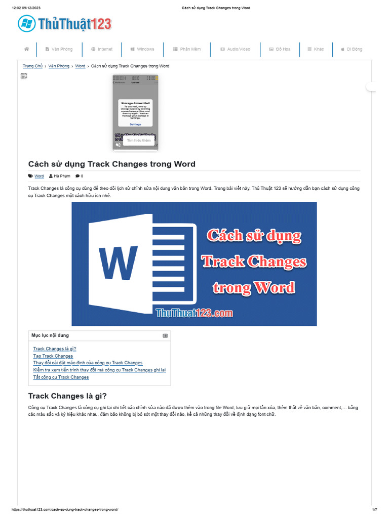 Cách S D NG Track Changes Trong Word | PDF
