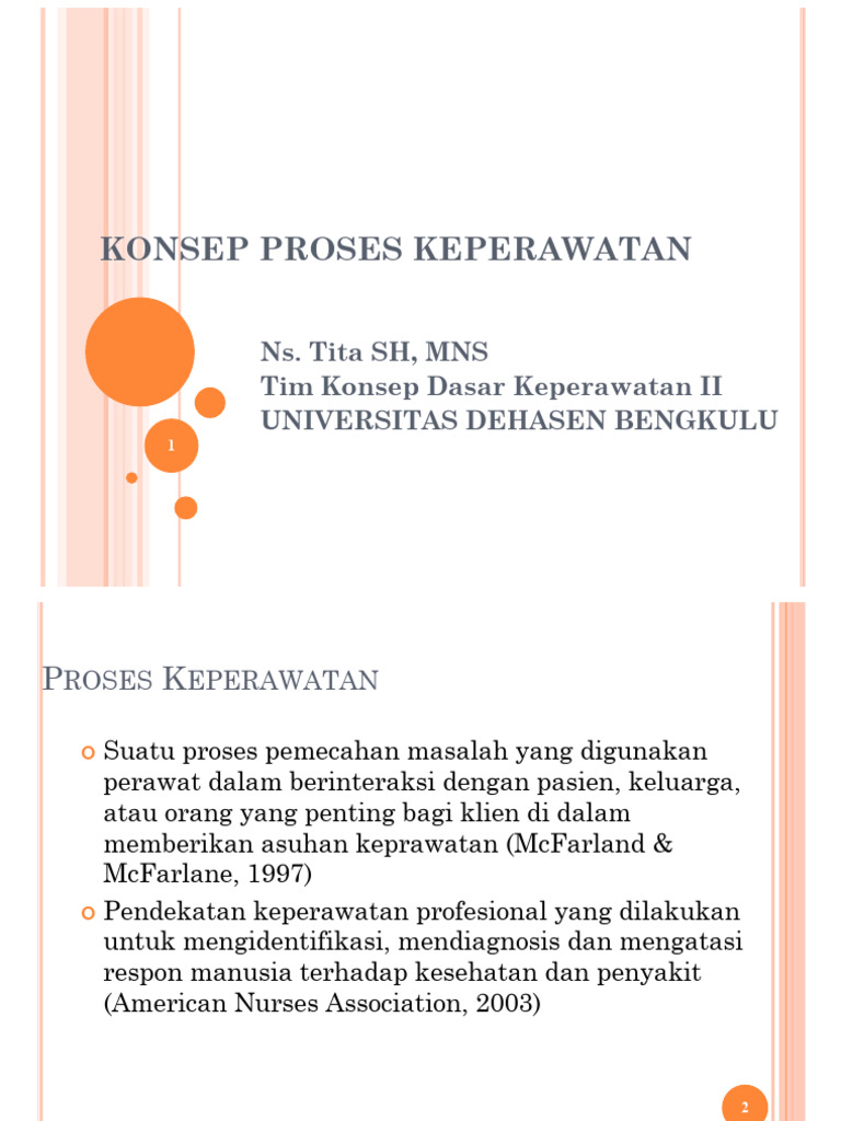 MATERI 2 Proses - Keperawatan - PPTX | PDF