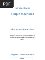 Examples of Simple Machines Used in Everyday Life | PDF | Machines ...
