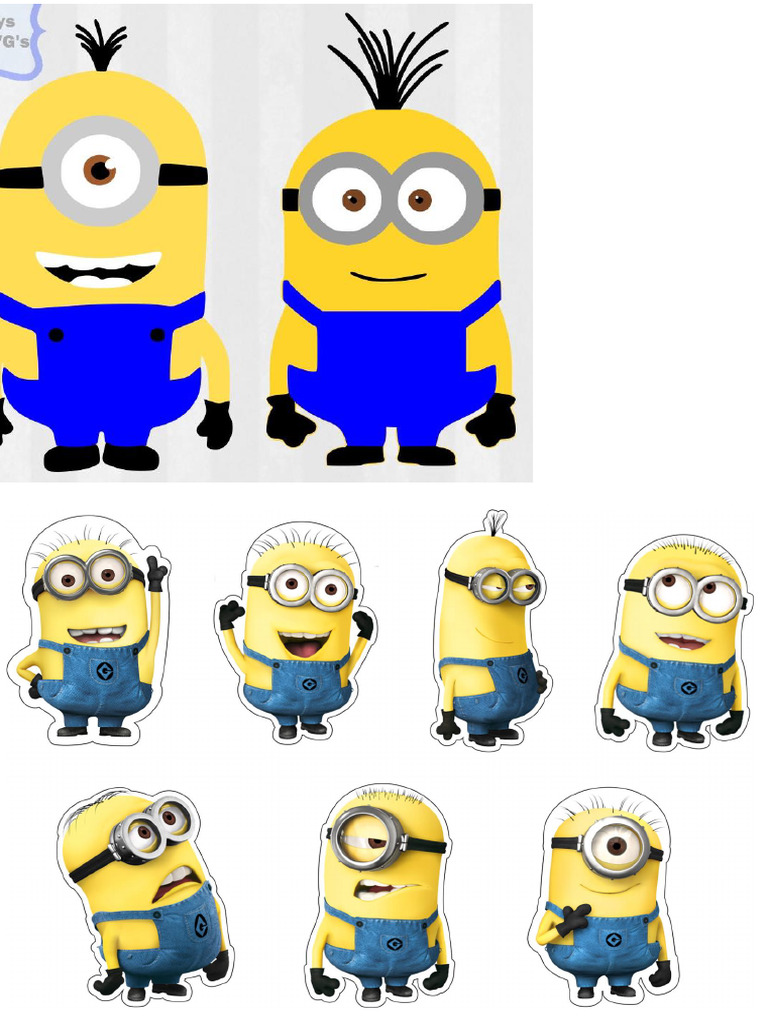 Minions Cut Out | PDF