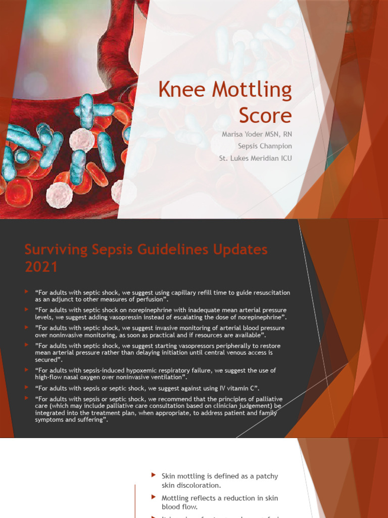 pigr knee mottling score | PDF | Sepsis | Shock (Circulatory)