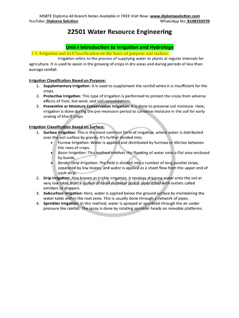 Water Resource Engineering | PDF