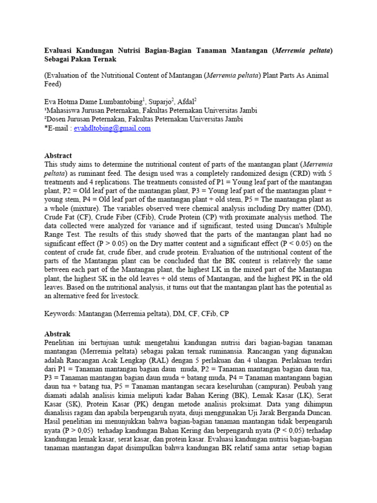 Draft Jurnal Publikasi Eva Hotma Dame Lumbantobing | PDF | Nutrition ...