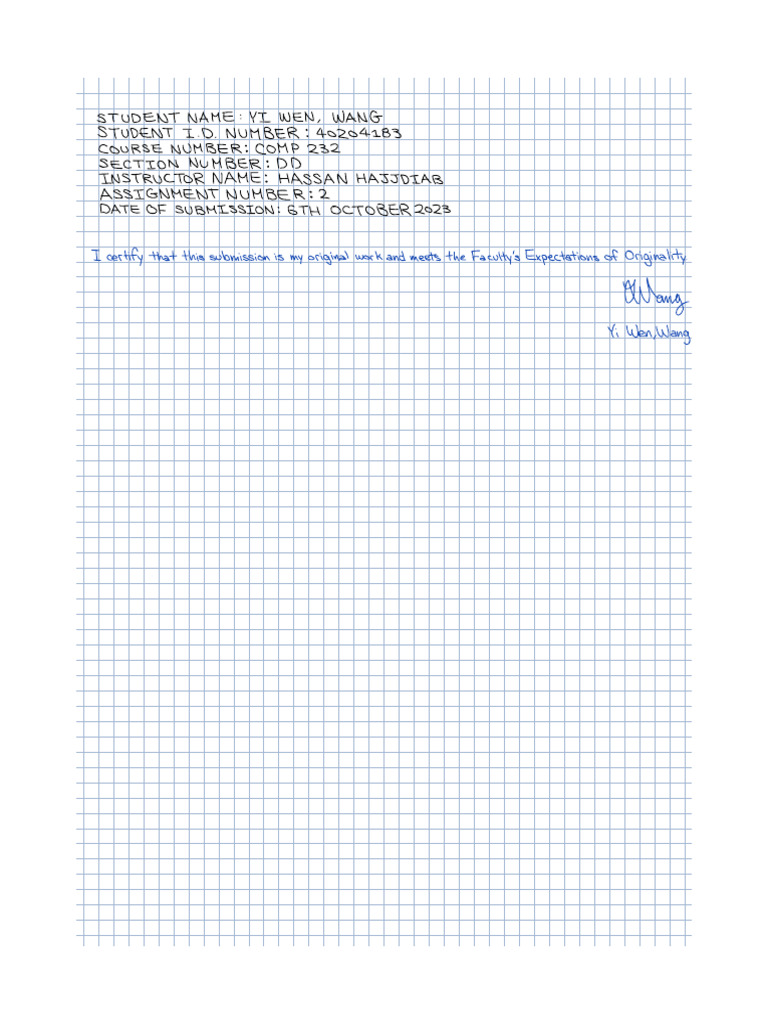 Comp 232 Assignment 2 Pdf