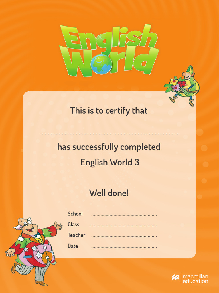 English World Certificate Level3 0 | PDF