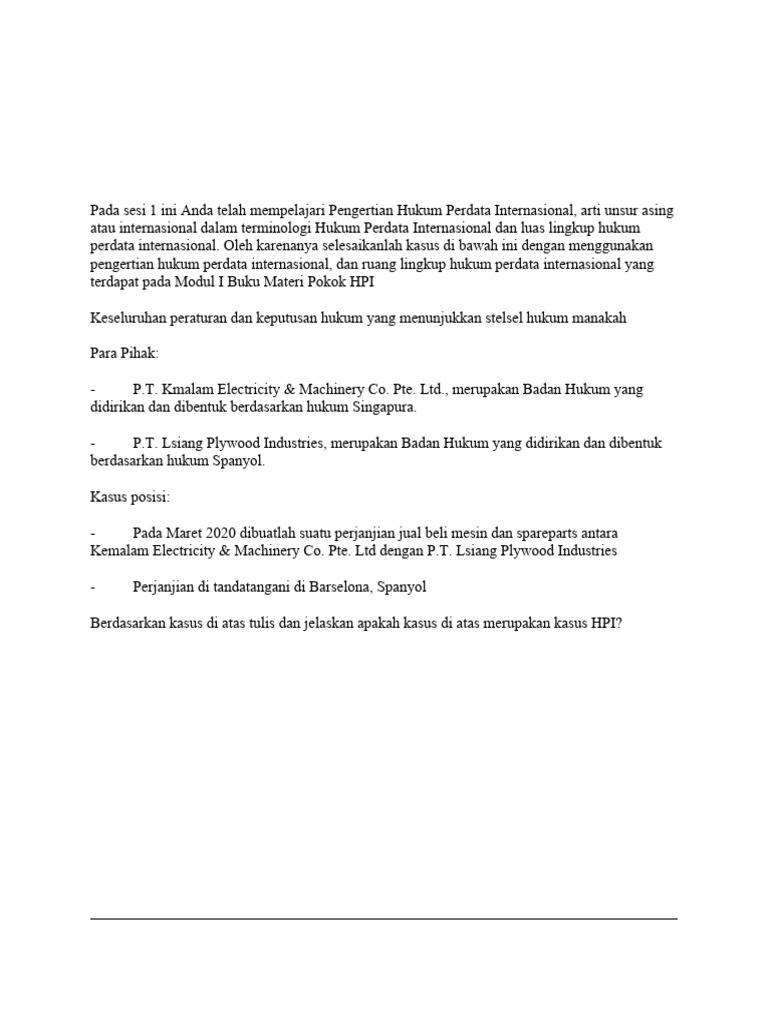 Case Base Learning Sesi 1 | PDF