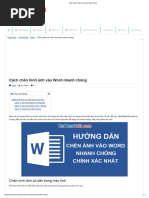 Hướng dẫn ghép ảnh chồng nhau trong Word | PDF