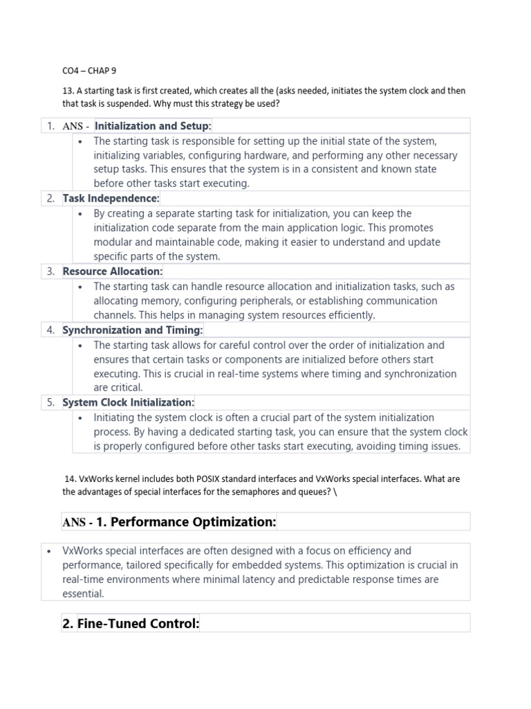 CO4 CHAP 9 - (13-24) - Practice | Download Free PDF | Scheduling (Computing) | Process (Computing)
