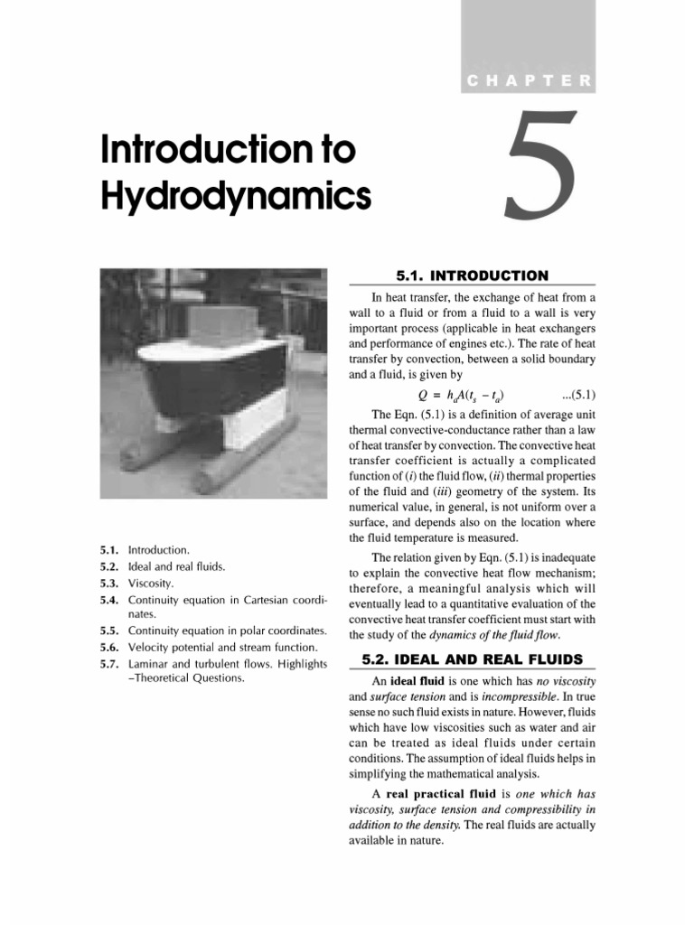 Hydrodynamics Notes | PDF